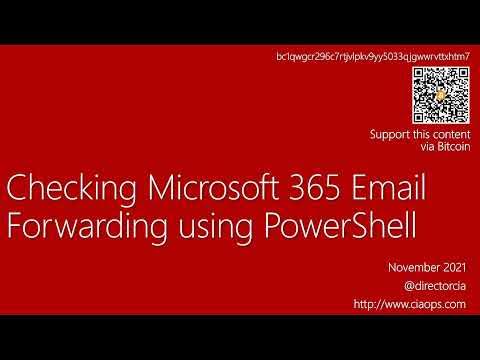 Checking Microsoft 365 Email Forwarding using PowerShell - YouTube