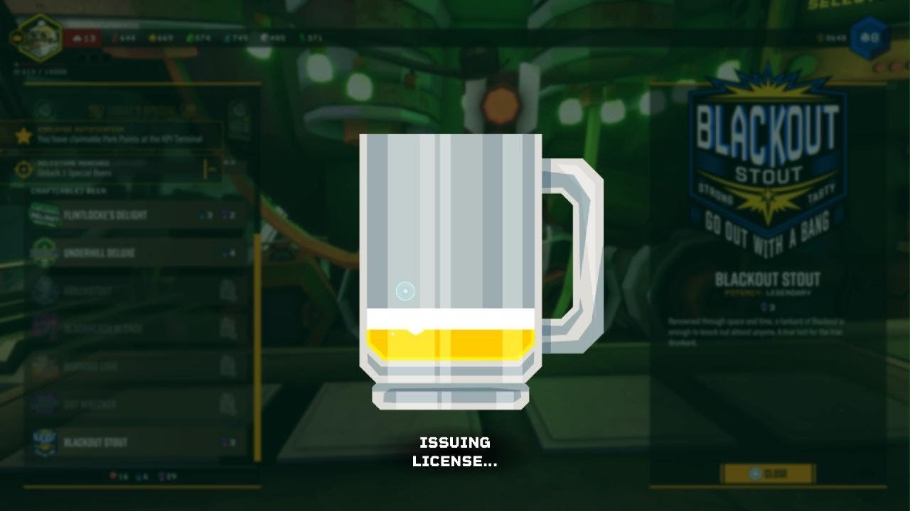 Deep Rock Galactic Crafting A New Beer - YouTube