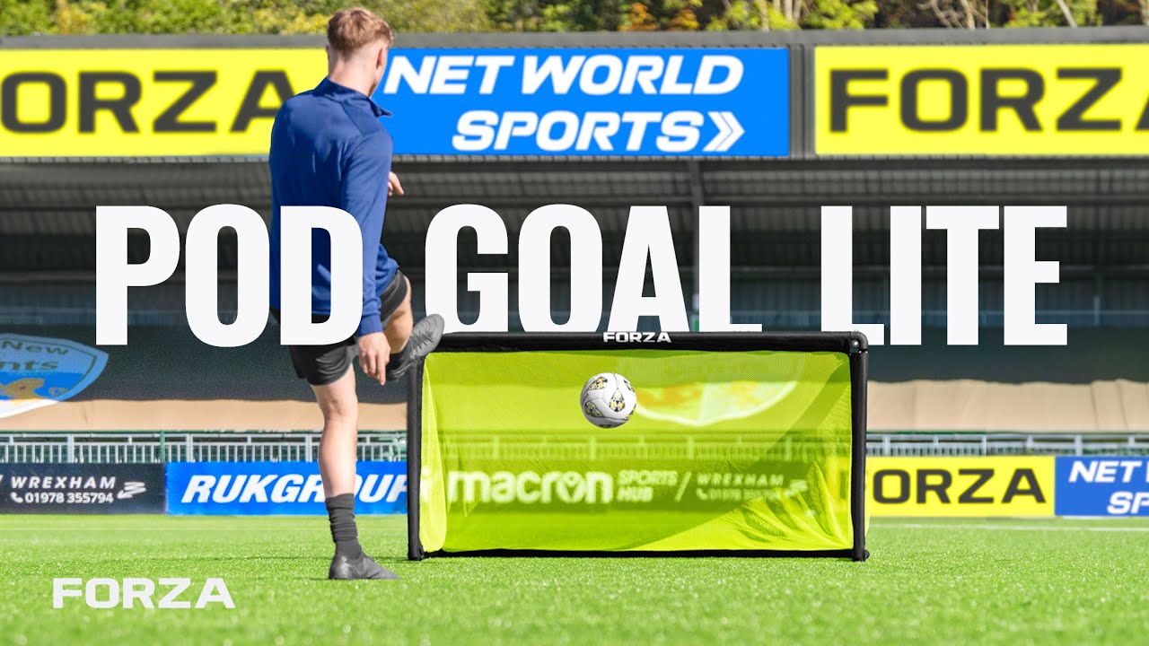 FORZA POD Goal Lite | Compact ALU40 Folding Football Goal - YouTube