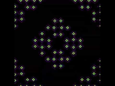 Cellular automata simulation (Python) - YouTube