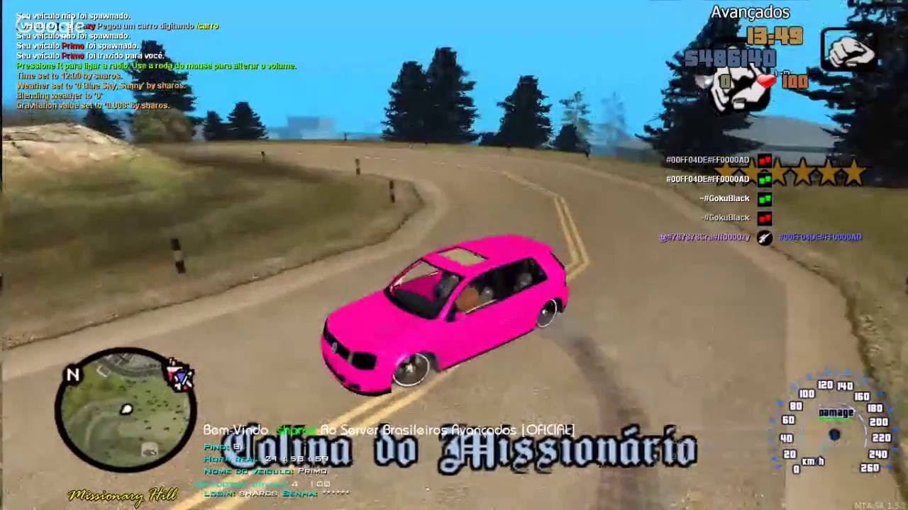 Jogando MTA LIVE AO VIVO - YouTube