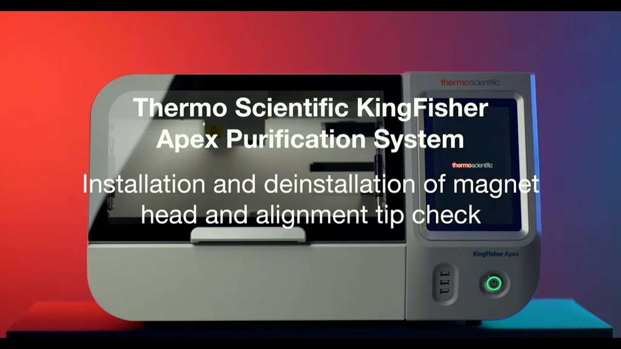 KingFisher Apex: How to install and deinstall magnet head and do a tip check alignment - YouTube