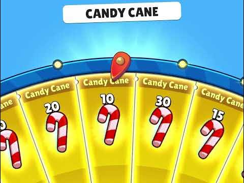 Candy cane wheel spin - YouTube