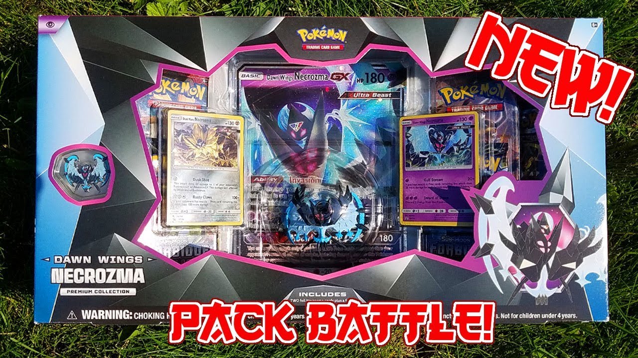 NEW POKEMON DAWN WINGS NECROZMA PREMIUM COLLECTION BOX OPENING PACK ...