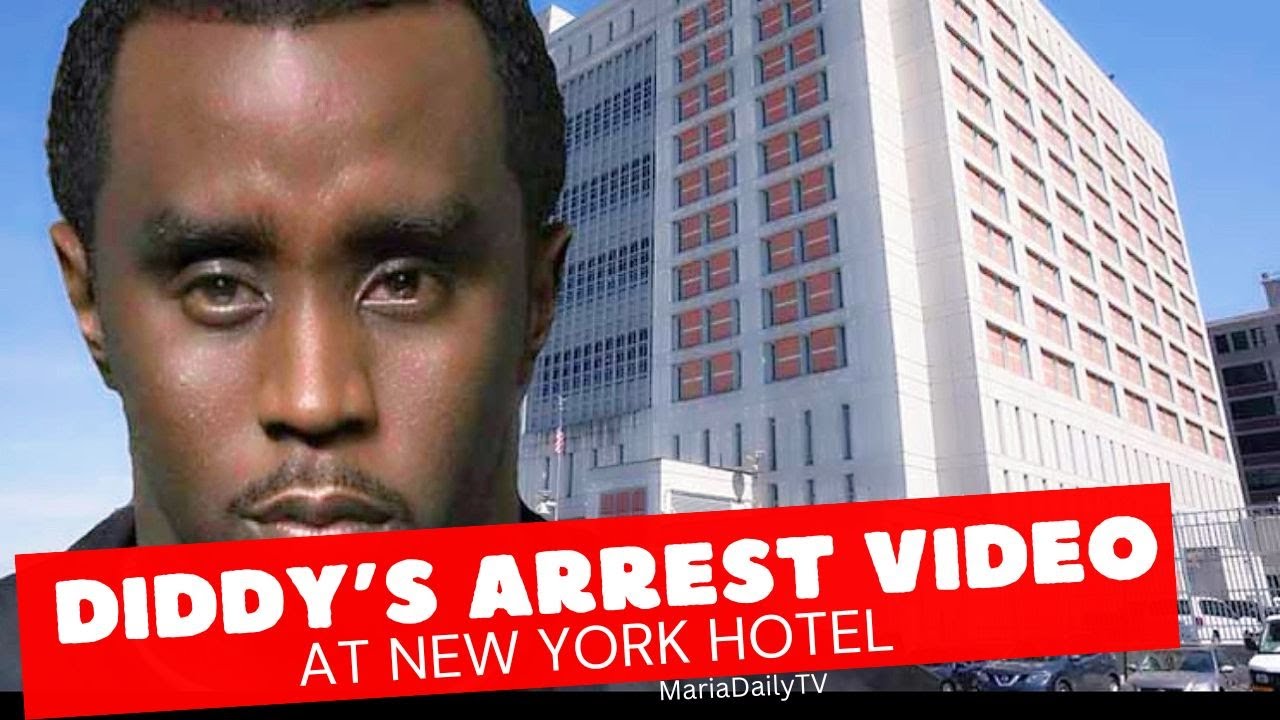 Diddy's perp walk caught on surveillance video ~ jail schedule and food ...