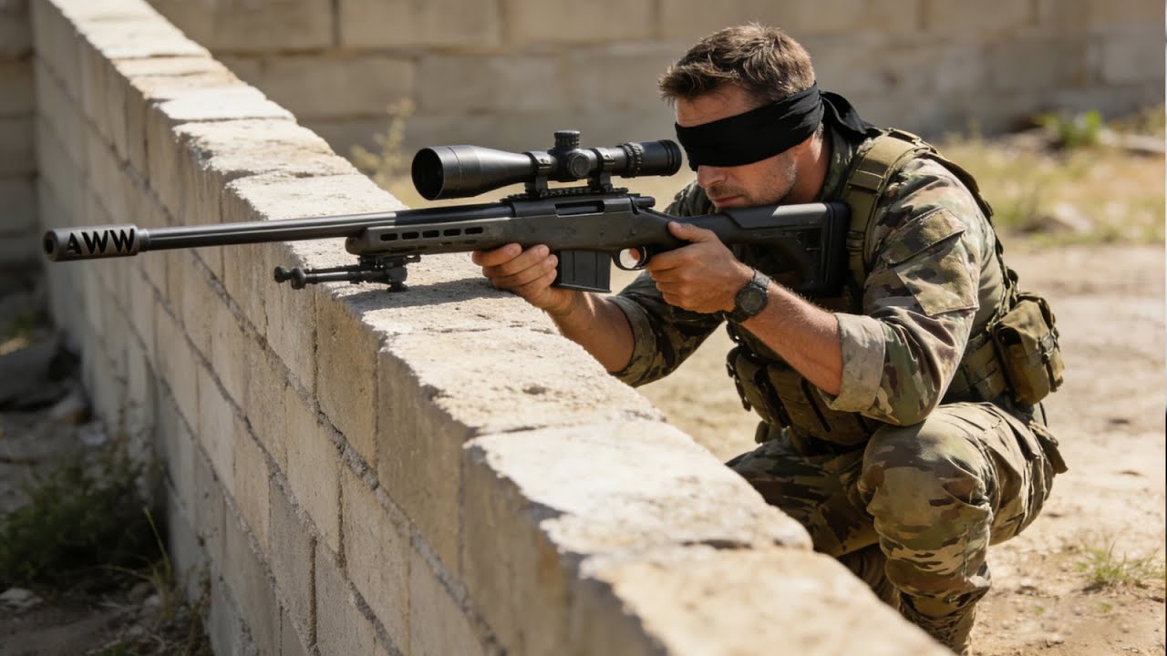 Sniper Test: No Scope Allowed, Hit Target 300 Meters Away — A Sniper ...