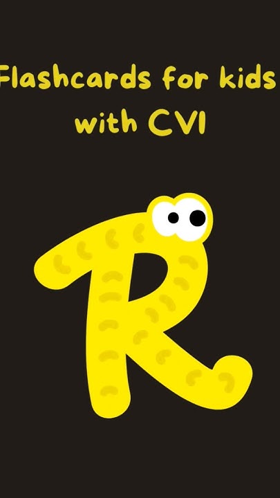 flashcards for kids with cortical visual impairment | CVI - YouTube