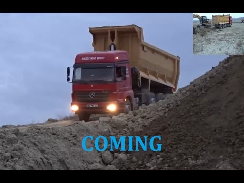 Mercedes Axor TRUCK Kamyon boşaltma NASIL YAPILIR HOW truck unloading
