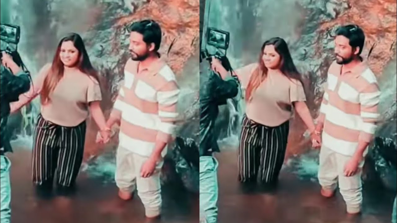 guppedantha manasu serial rishi vasudhara waterfalls enjoying shooting ...