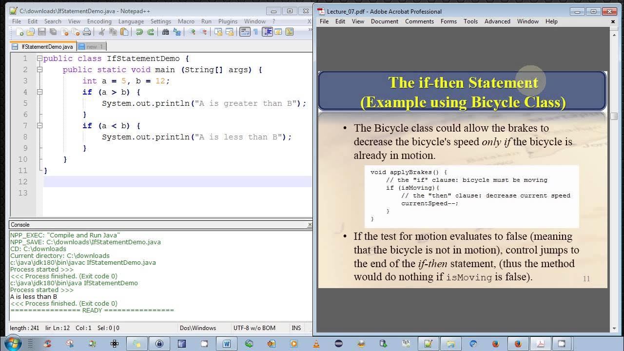 Java Tutorial - How To Use If Statements - Youtube