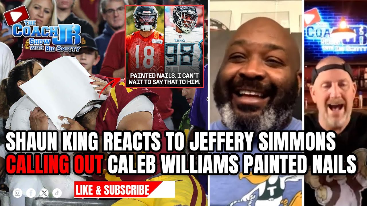SHAUN KING REACTS TO JEFFERY SIMMONS CALLING OUT CALEB WILLIAMS PAINTED ...