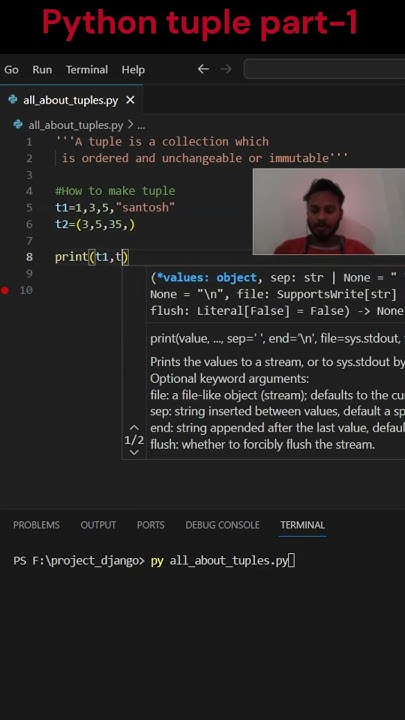 Python Tuple Part 1 How To Create Tuple In Python Learnpython