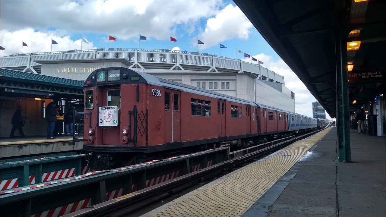 NYC Subway: Riding the Train of Many Colors R36WF #9586 Yankee Special ...