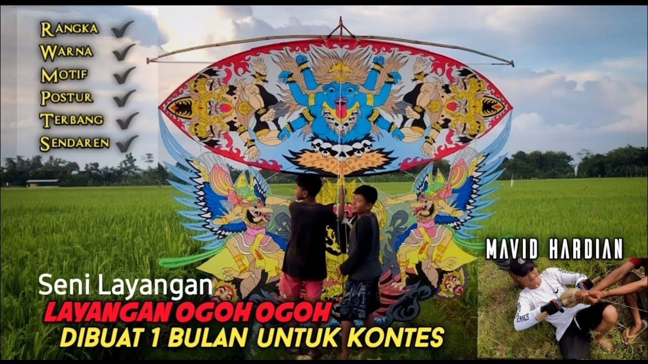 Layangan Gapangan OGOH OGOH Besar - Karya Terbaik Seni Layangan ...