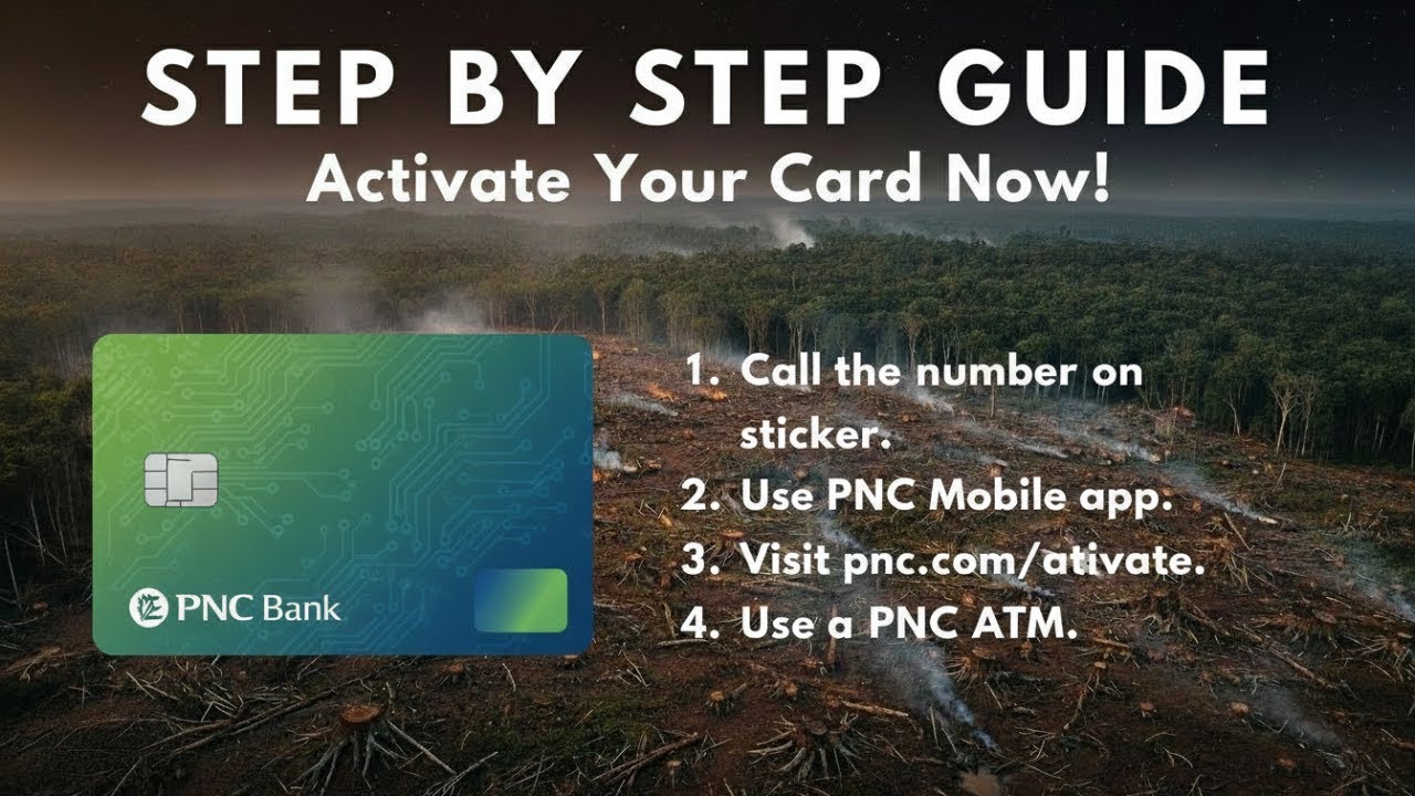 How to activate your PNC Bank card? - Step by Step - YouTube