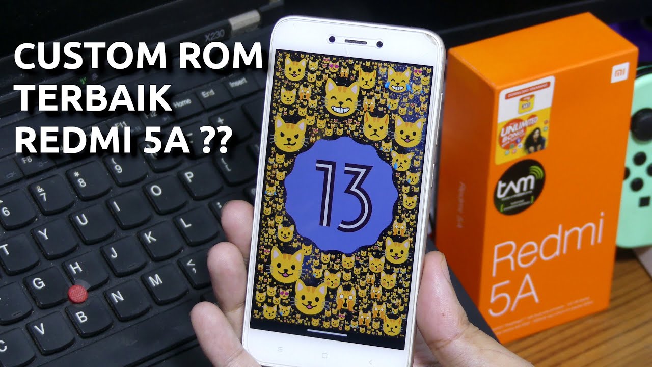 Redmi 5A Android 13 crDroid 9 - Review Custom ROM & Cara Pasang - YouTube