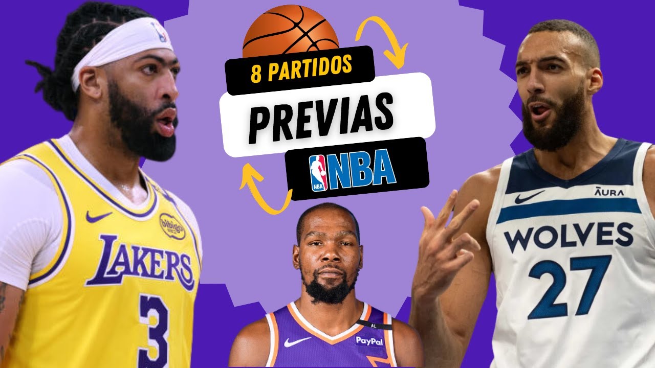 PREVIAS partidos NBA | 13.12.2024 | #43 NUEVO DUELO GOBERT VS DAVIS Y VUELVE DURANT EN LOS SUNS ...