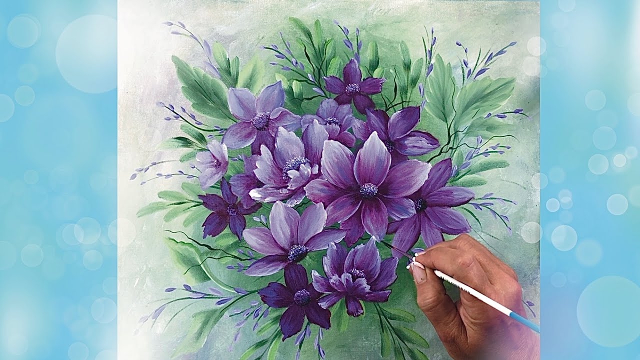 Despierta tu creatividad pintando flores magicas para dar vida a tus ...