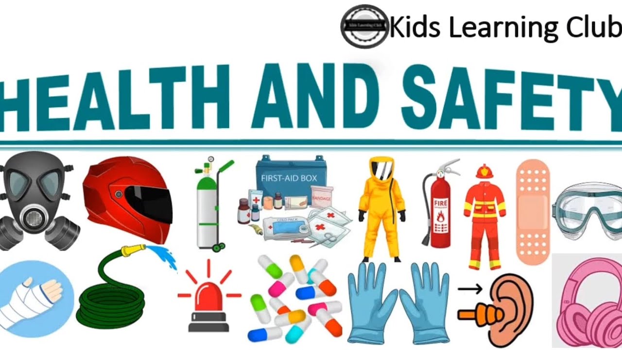 HEALTH AND SAFETY|HEALTH VOCABULARY|SAFETY TIPS FOR KIDS|SAFETY ITEMS ...