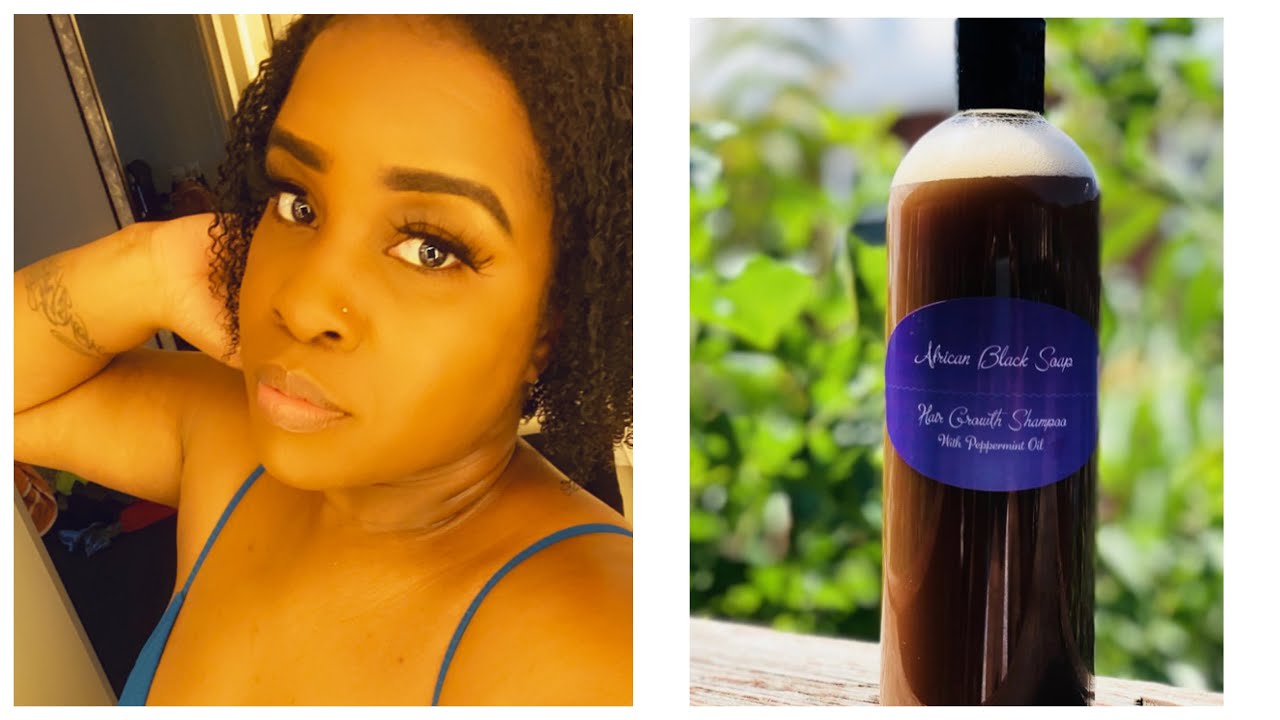 How To Use The New Raw African Black Soap Shampoo Formula Live ...