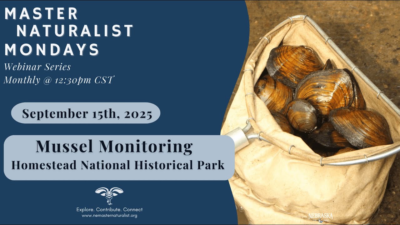 Mussel Monitoring at Homestead National Historical Park: September 15th ...