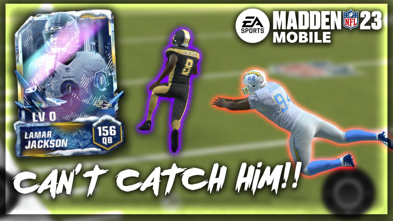 ULTIMATE FREEZE LAMAR IS TOO FAST CANNOT BE CAUGHT!! MADDEN MOBILE 23 ...