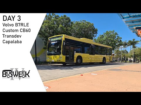 Busweek 4 Day 3 Transdev Volvo B7RLE (Custom Coaches CB60) - YouTube