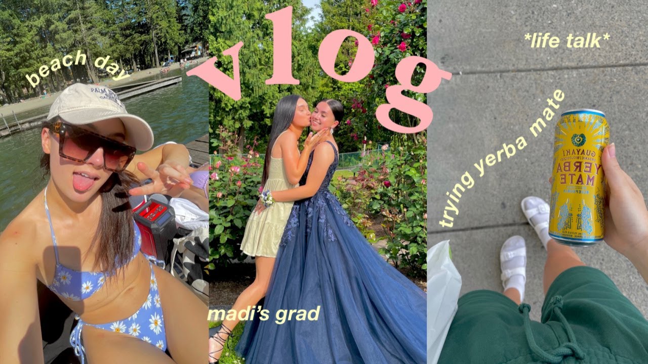 VLOG:grad,beach day & not following society - YouTube