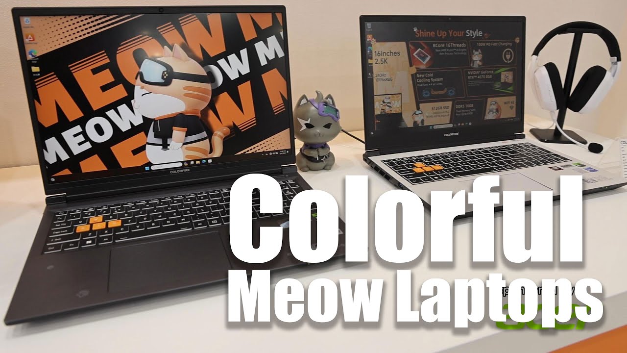 Colorful Showcases Meow Laptops @COMPUTEXTAIPEIshow @COMPUTEXtv # ...