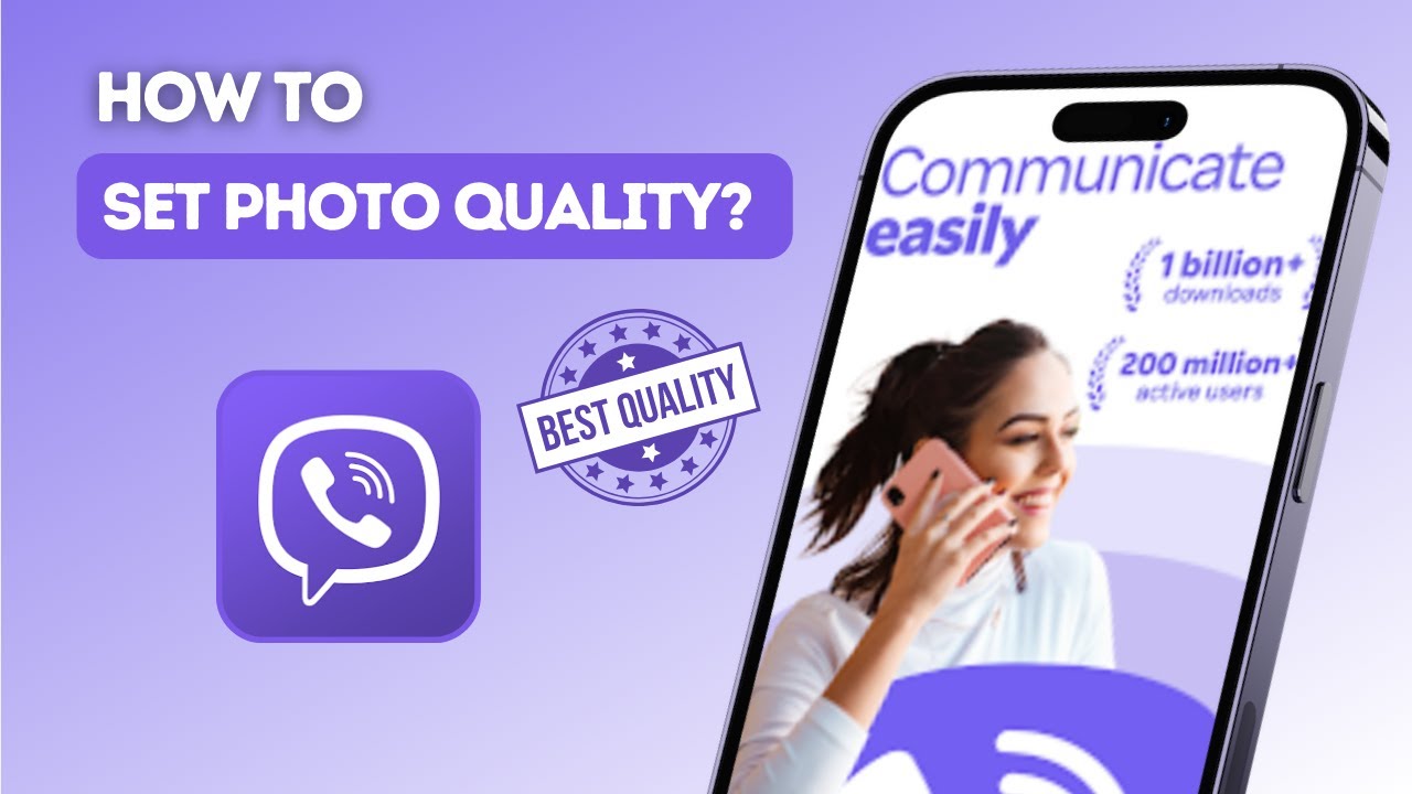 How to set the photo quality on Viber? - YouTube
