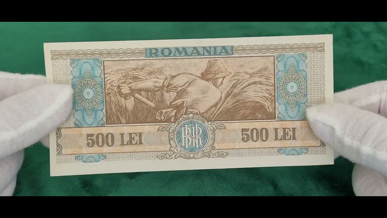 Bancnota 500 lei 1947 RARA Romania Extremely Rare Paper Money - YouTube