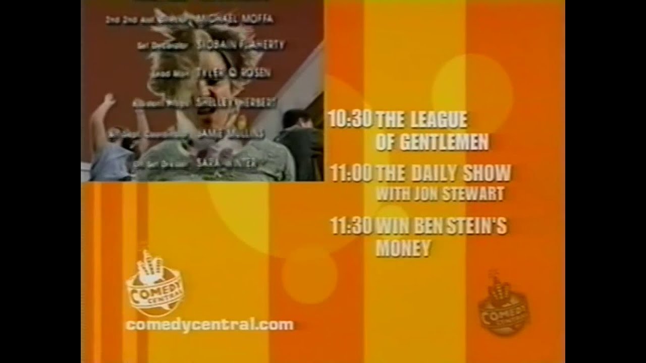 Comedy Central split-screen credits [September 25, 2000] - YouTube