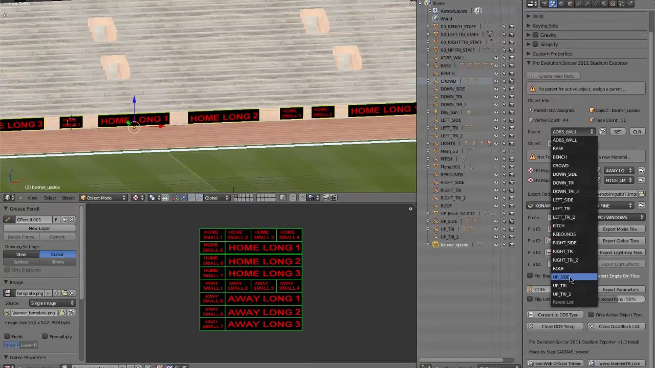 Adding Team Banner for PES Stadiums HD - YouTube