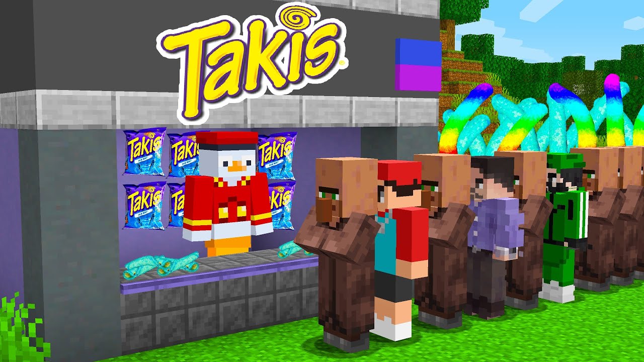 Ich ERÖFFNE einen VILLAGER TAKIS LADEN in Minecraft RP! - YouTube