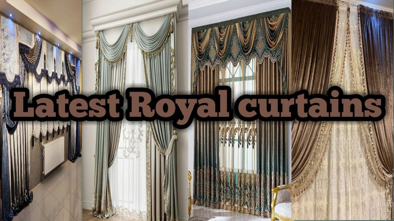 Palace Drapery Designs Embroidered Luxury Palace Curtains Thick