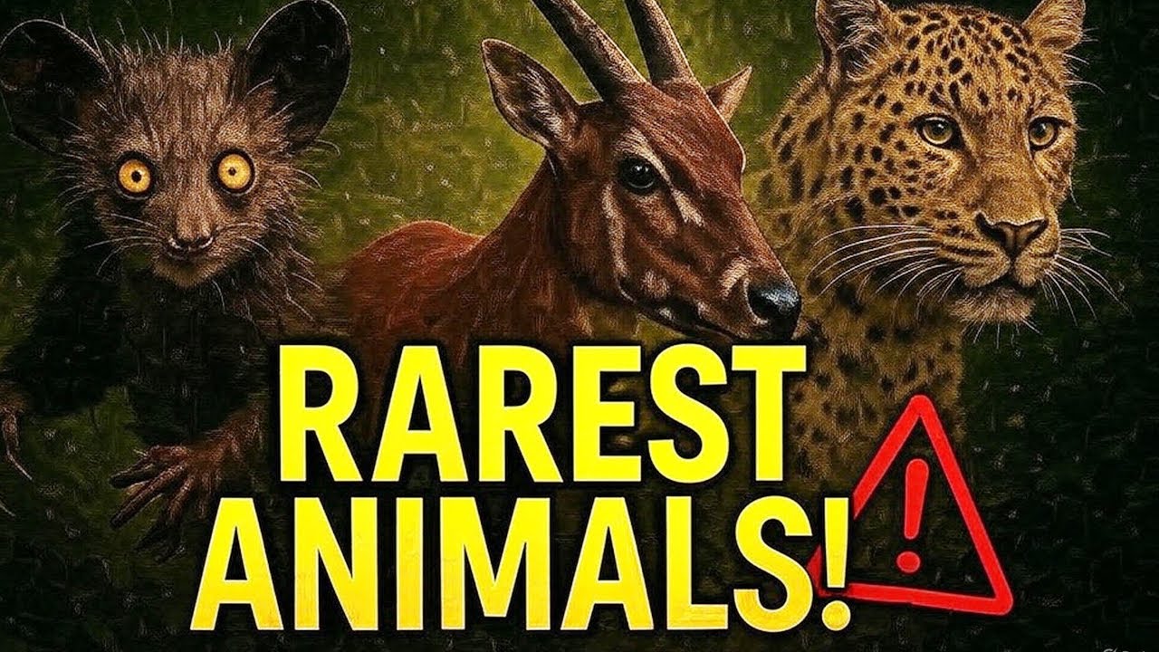 Top 10 Rarest Animals on Earth You Won’t Believe Still Exist - YouTube