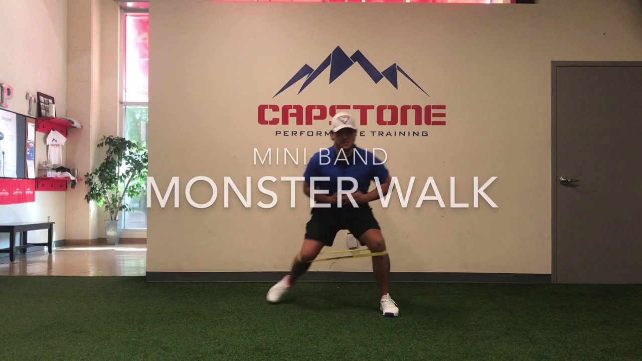 Mini Band Monster Walk - YouTube