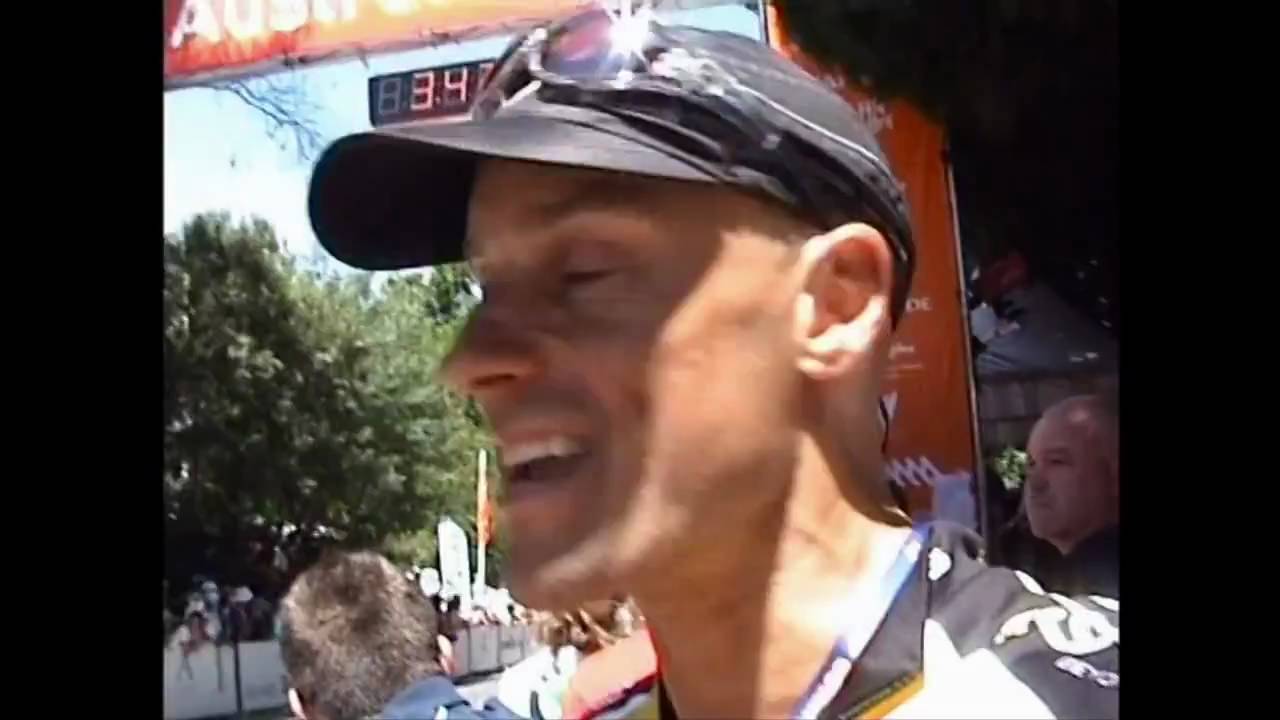 Chat with Phil Ligget's wife at end of stage 3 Tour Down Under - YouTube