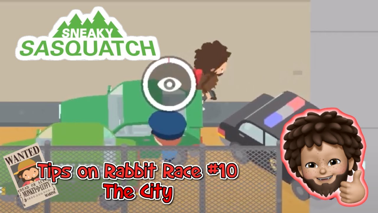 Sneaky Sasquatch - Tips on how to cheat on Rabbit Race #10, the City ...