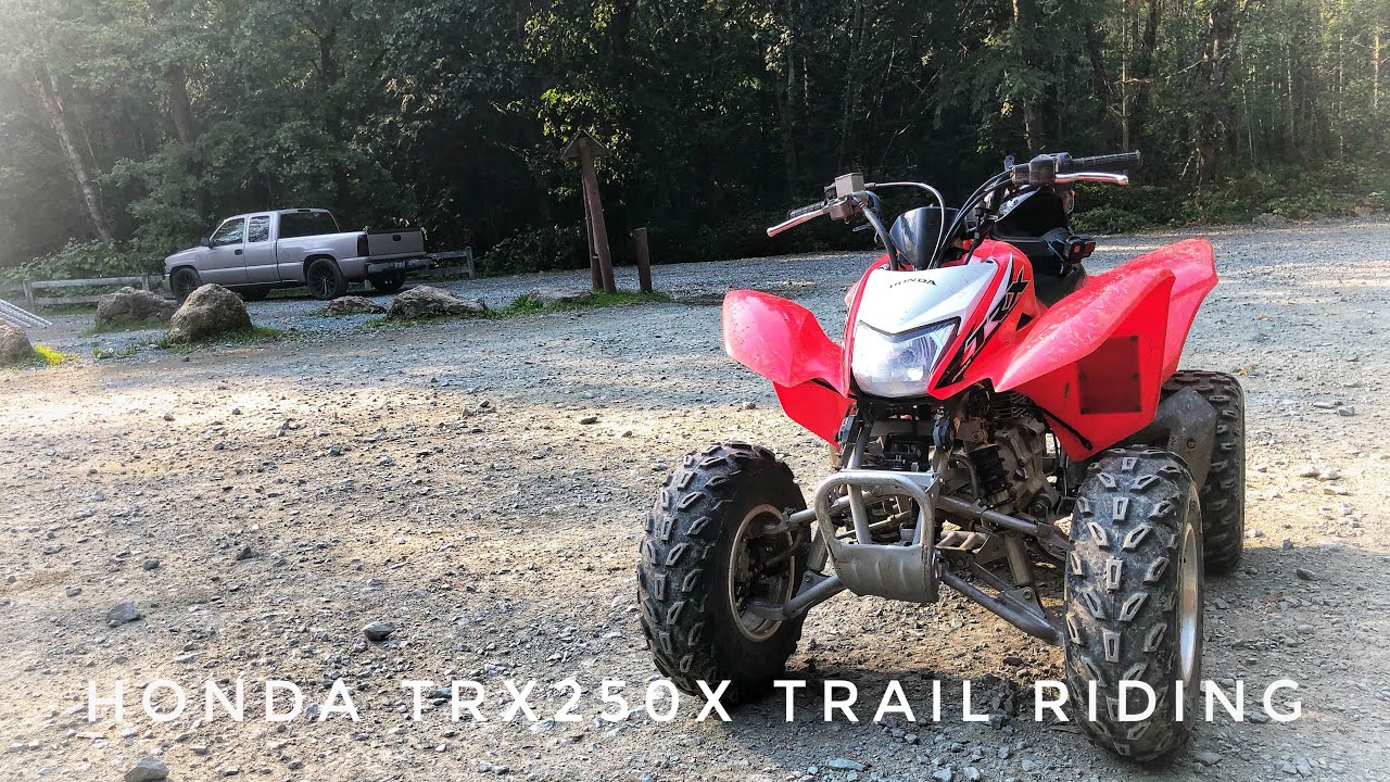 Honda Trx250 Trail Riding! - YouTube