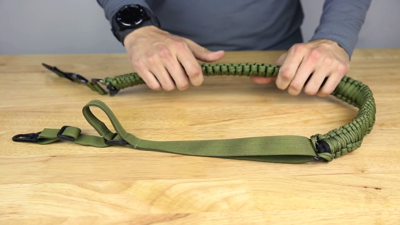 Cold Steel Tactical Survival Paracord Bungee Sling - YouTube