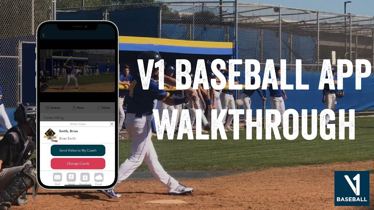 V1 Baseball App Quick Walkthrough with Scott Van Slyke - YouTube