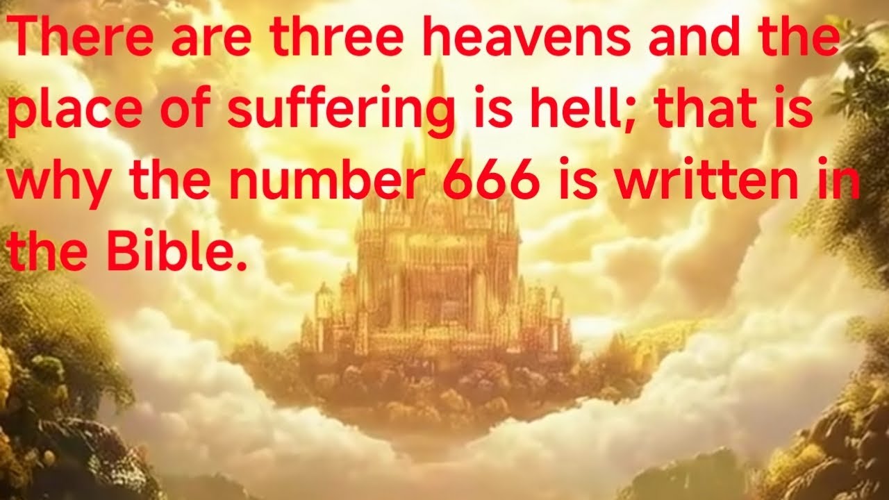 There are three heavens and the place of suffering is hell 6 #bible# ...