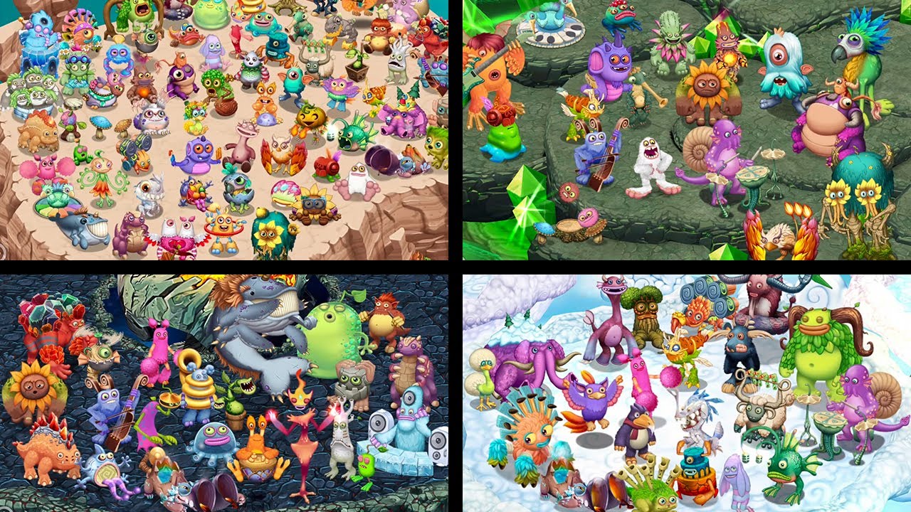 All Full Songs - My Singing Monsters: Dawn of Fire - YouTube