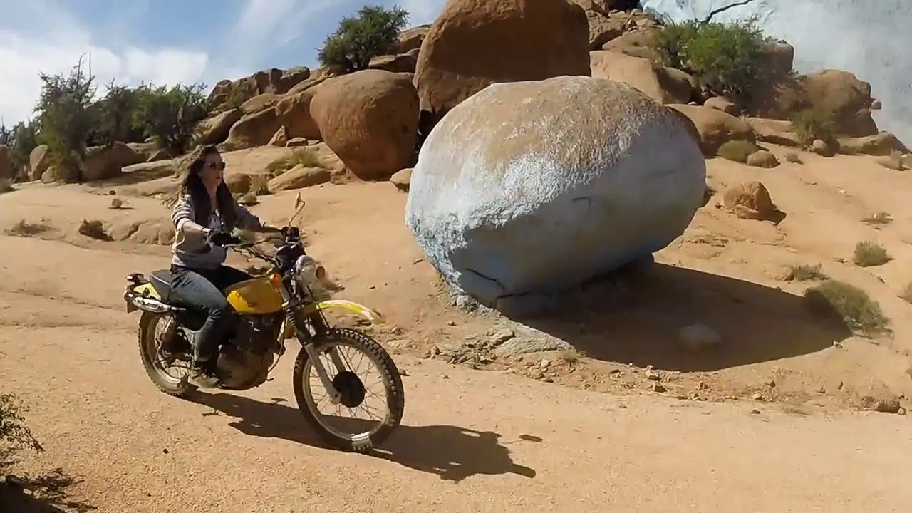 Blue Painted Rocks- Motorcycles, Mountain Biking and More - YouTube