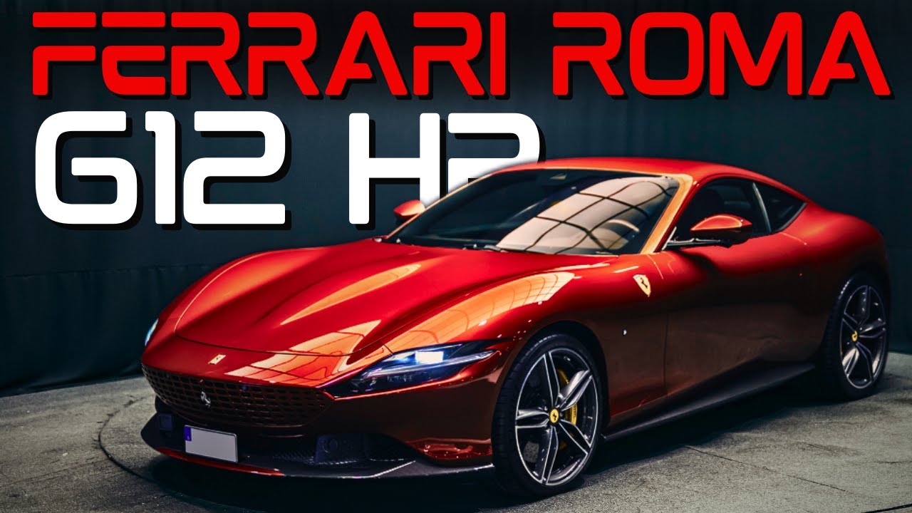 Introducing The Red Ferrari Roma 612 HP New Generation Super Car - YouTube