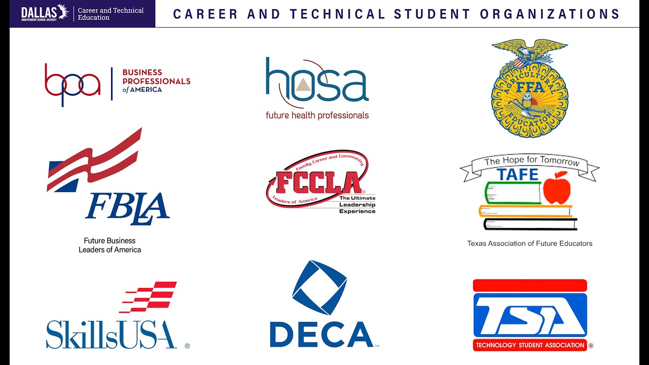 Dallas ISD CTE | Career & Technical Student Organization - YouTube