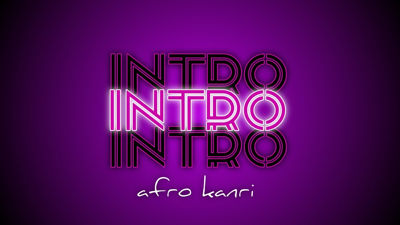 Intro afro kanri 🎹 - YouTube