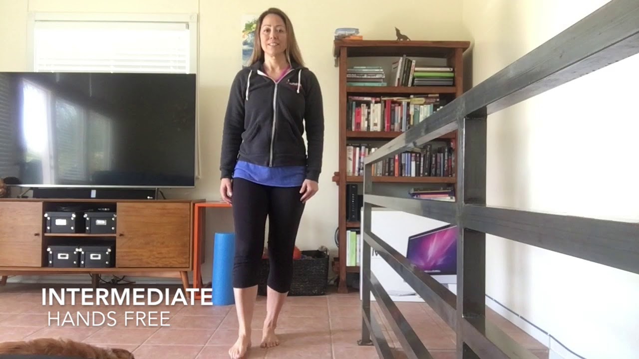 Single Leg Balance Toe Reach - YouTube