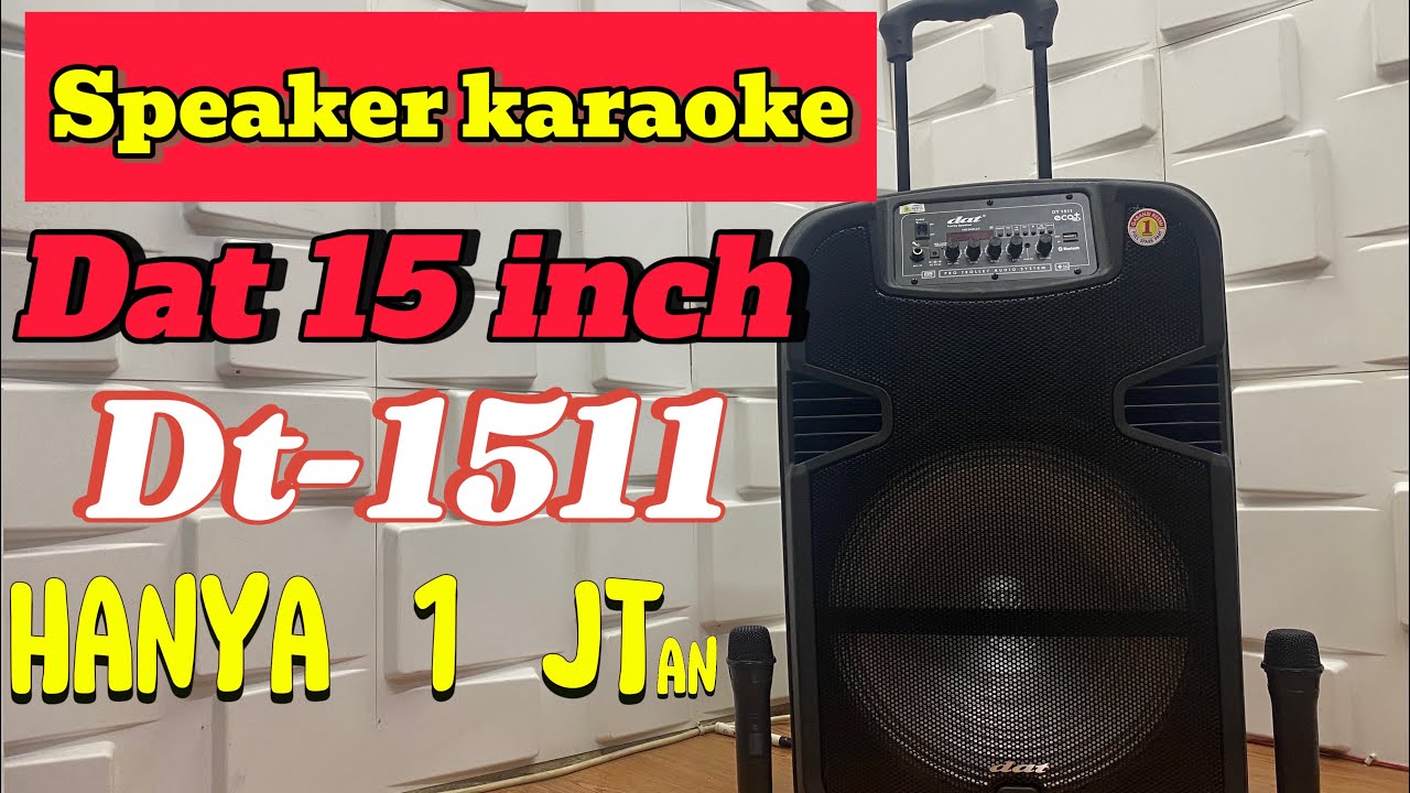 Speaker portable Dat 15 inch DT 1511 Eco plus aktif bluetooth dt1511 ...